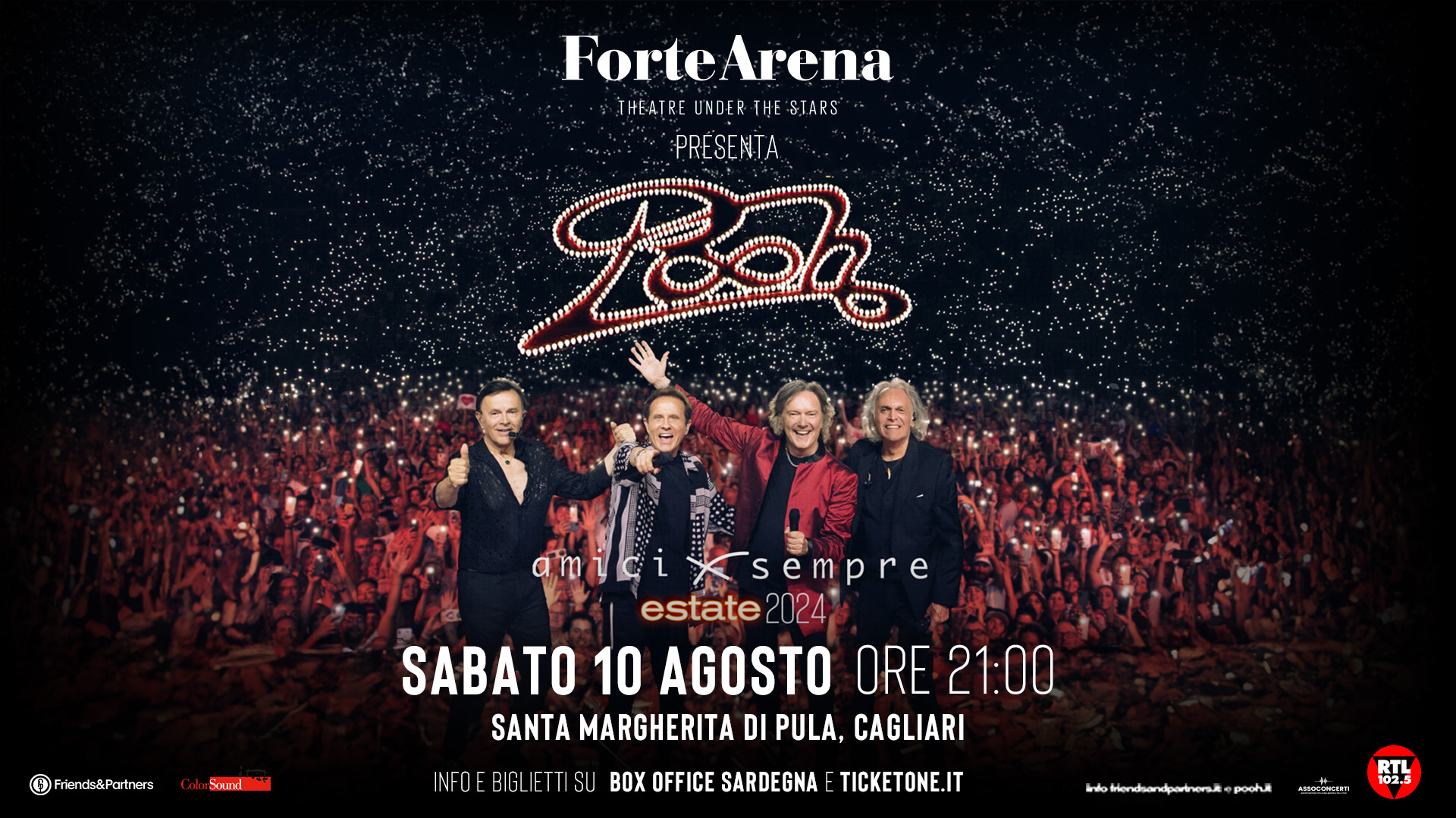 Forte Arena, amazing open-air theatre of Forte Village Resort